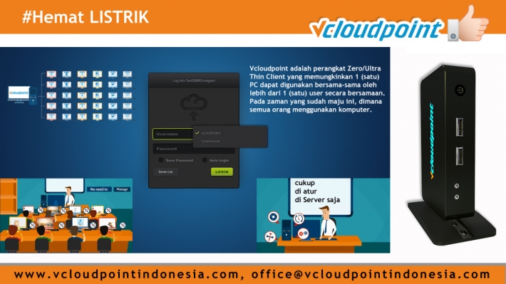 Salah satu kelebihan utama Vcloudpoint